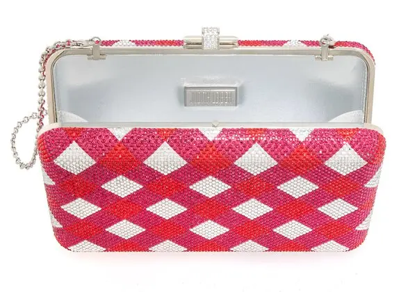 Judith Leiber Slim Slide Trattoria Crystal Embellished Handbag