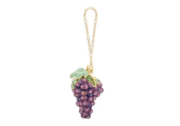 Judith Leiber Grapes Concord Crystal Clutch