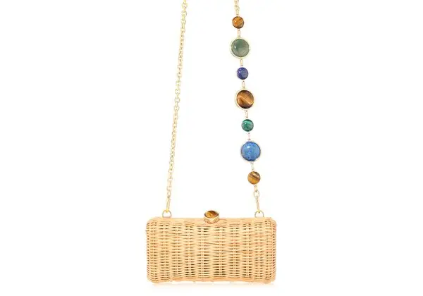 Judith Leiber Poppy Basket Handbag - Neutral