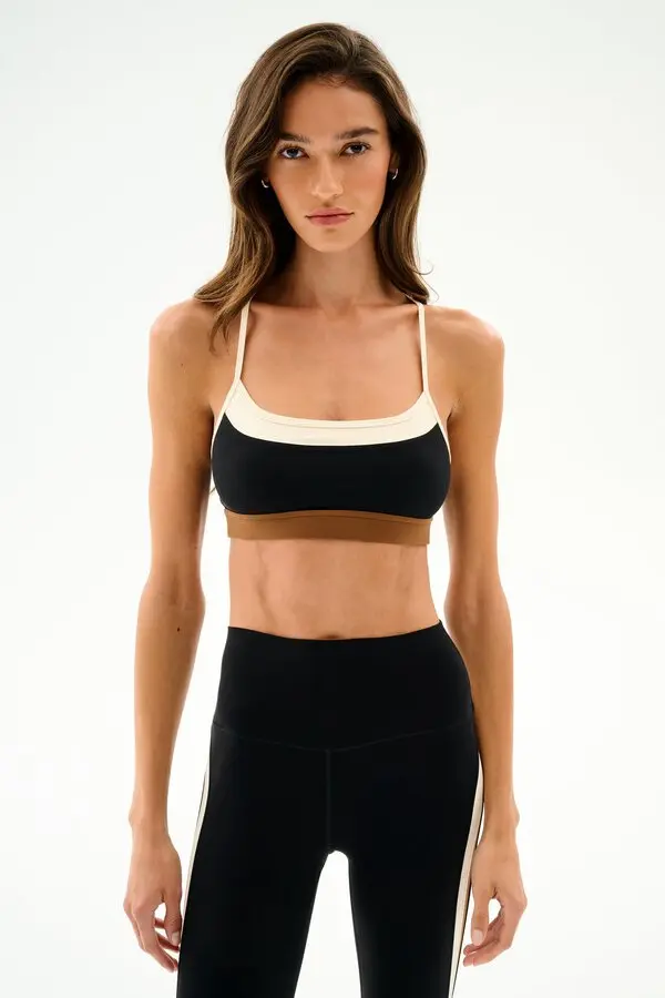 Splits59 Scottie Airweight Bra - Black/creme