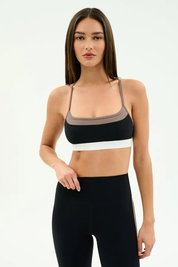 Splits59 Scottie Airweight Bra - Black/lentil