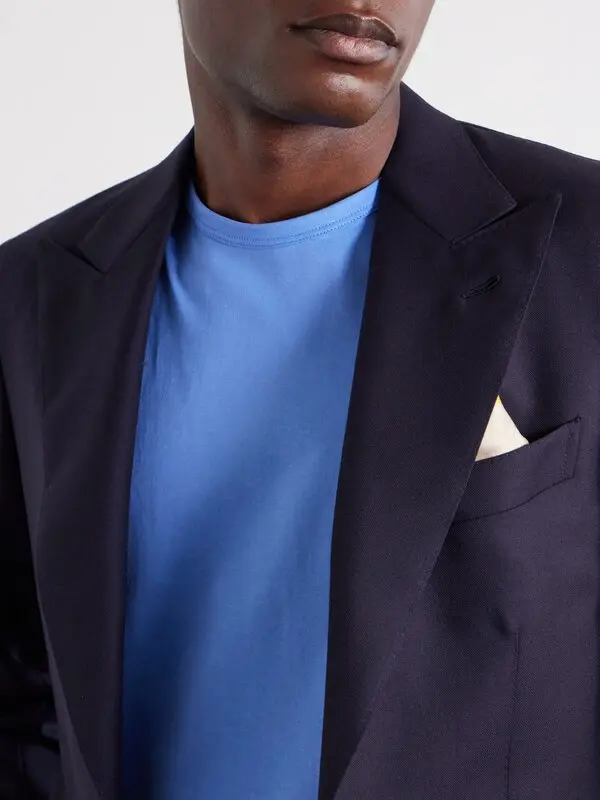 Sunspel Slim-fit Cotton-jersey T-shirt - Blue