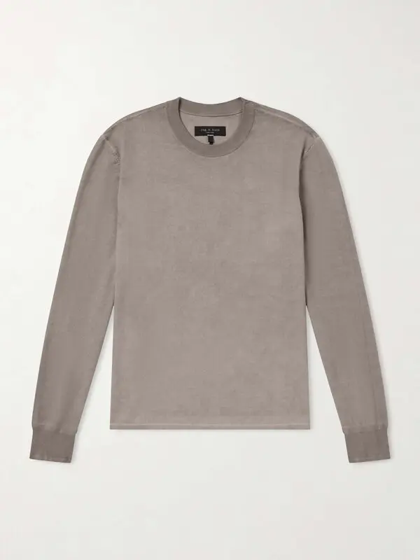 Rag & Bone Ribbed Cotton Sweater