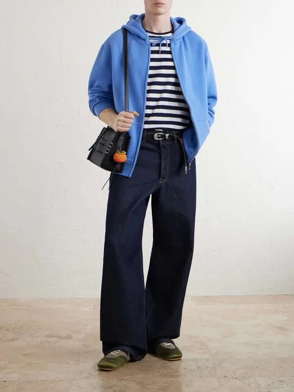 JW Anderson Cotton-jersey Zip-up Hoodie