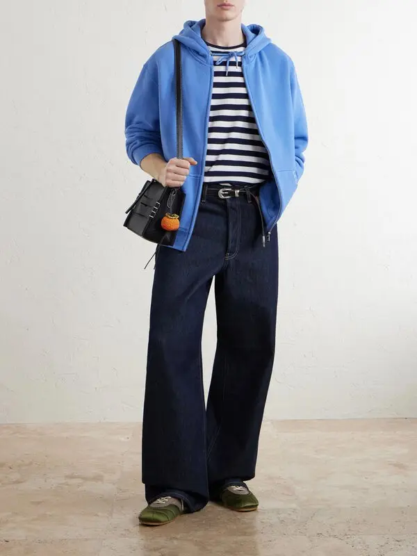 JW Anderson Cotton-jersey Zip-up Hoodie