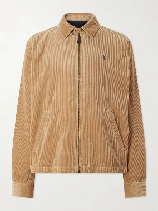 Polo Ralph Lauren Corduroy Bomber Jacket - Neutrals