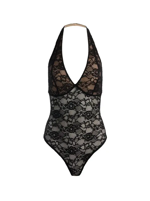 Alice + Olivia Lina Lace Bodysuit