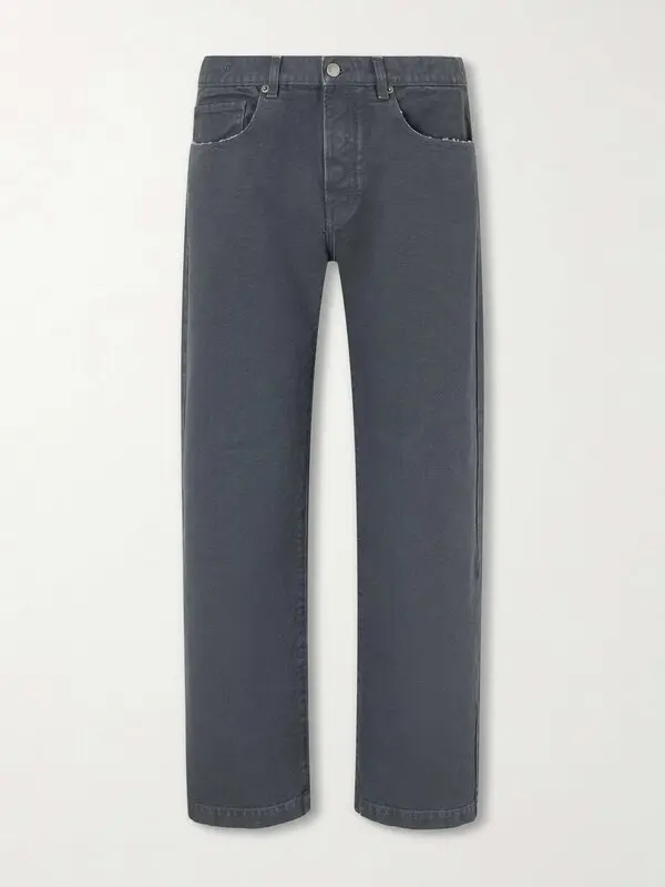 Massimo Alba Oceano Straight-leg Cotton Trousers