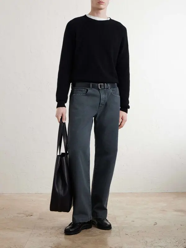 Massimo Alba Oceano Straight-leg Cotton Trousers