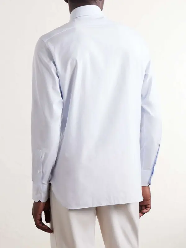 Zegna Trofeo Cotton-poplin Shirt