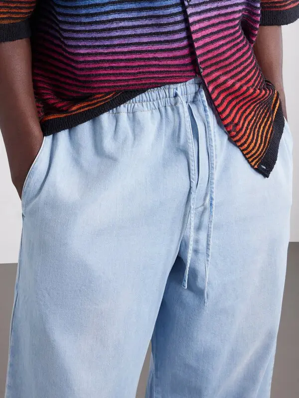 Loewe Paula's Ibiza Wide-leg Drawstring Jeans