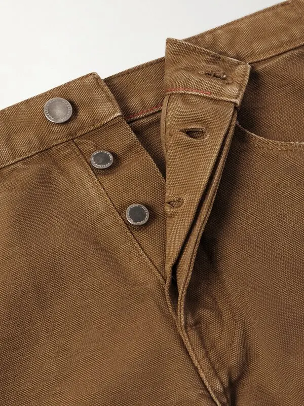 Massimo Alba Oceano Straight-leg Cotton Trousers