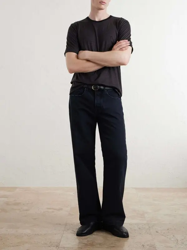 Massimo Alba Oceano Straight-leg Cotton Trousers
