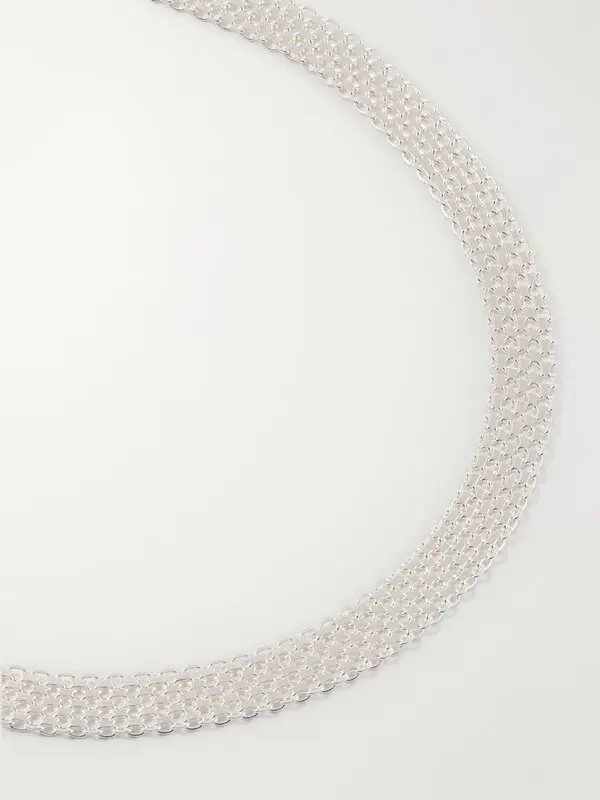 LOREN STEWART Sterling Bismark Chain Necklace