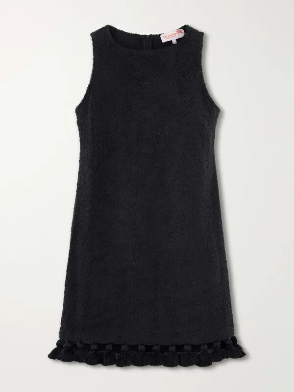 Cap D'antibes Manon Cotton-terry Mini Dress
