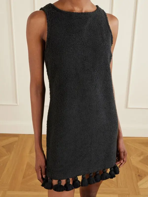 CAP D’ANTIBES Manon Cotton-terry Mini Dress