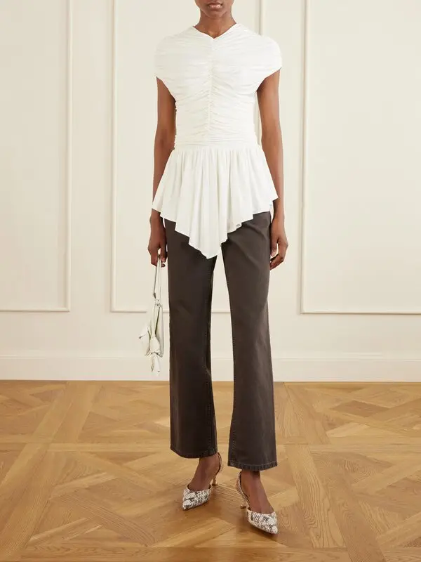 Magda Butrym Mid-rise Straight-leg Jeans
