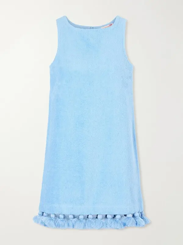 CAP D’ANTIBES Manon Cotton-terry Mini Dress