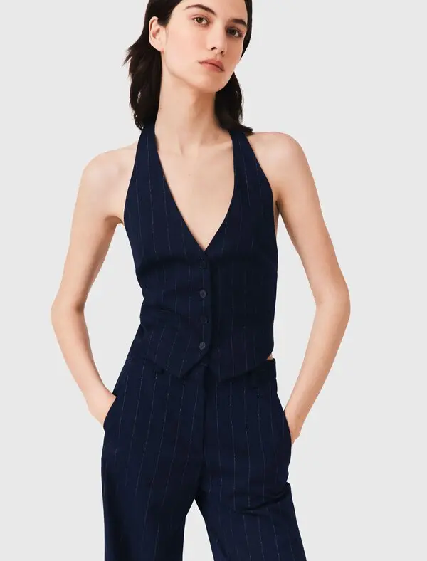 Maje Tailored Backless Top