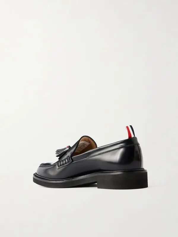 Thom Browne Leather Tassel Loafers - Black