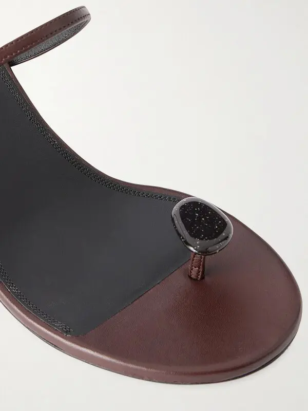 NEOUS Mondor 55 Leather Sandals - Brown