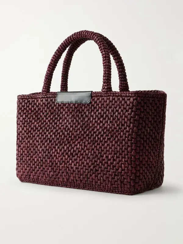 Proenza Schouler East West Chelsea Raffia Tote - Purple