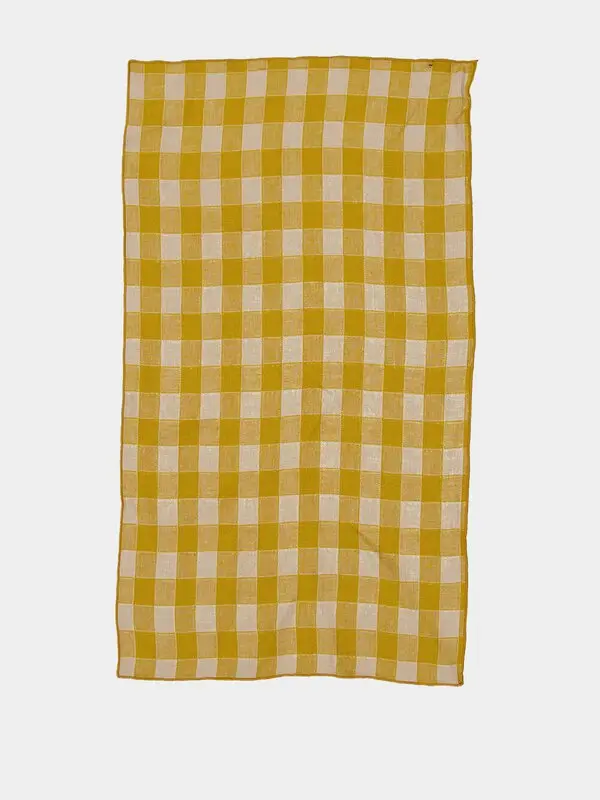 Maison De Vacances Yellow Bourdon Kitchen Towel - Blue
