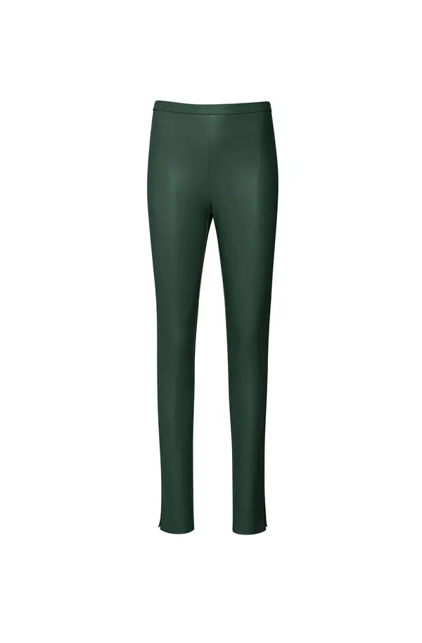 Lapointe Stretch Faux Leather Slit Legging