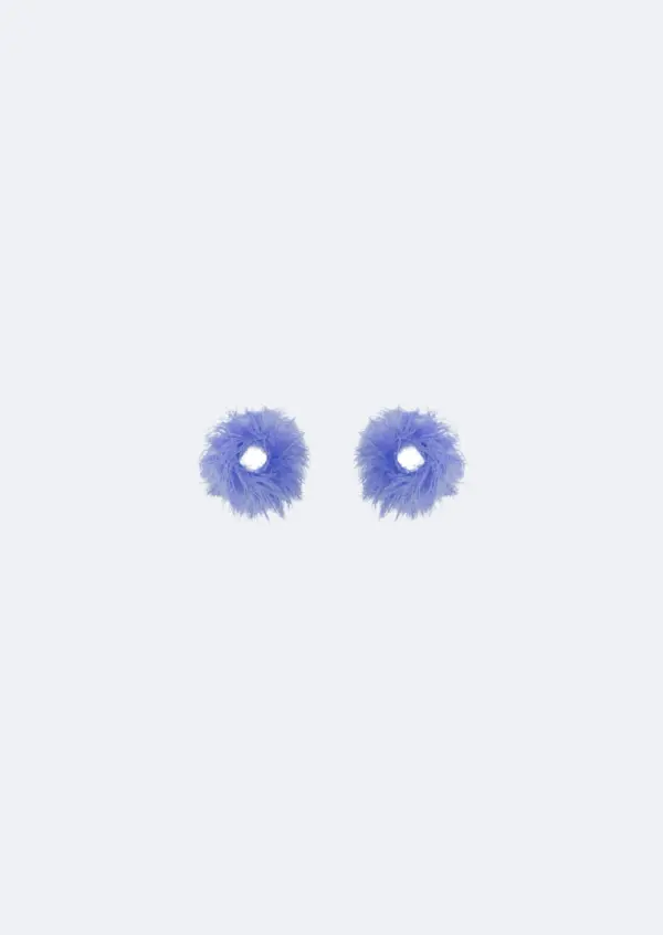Lapointe Feather Cuffs - Periwinkle
