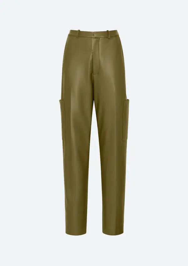 Lapointe Faux Leather Tapered Trouser