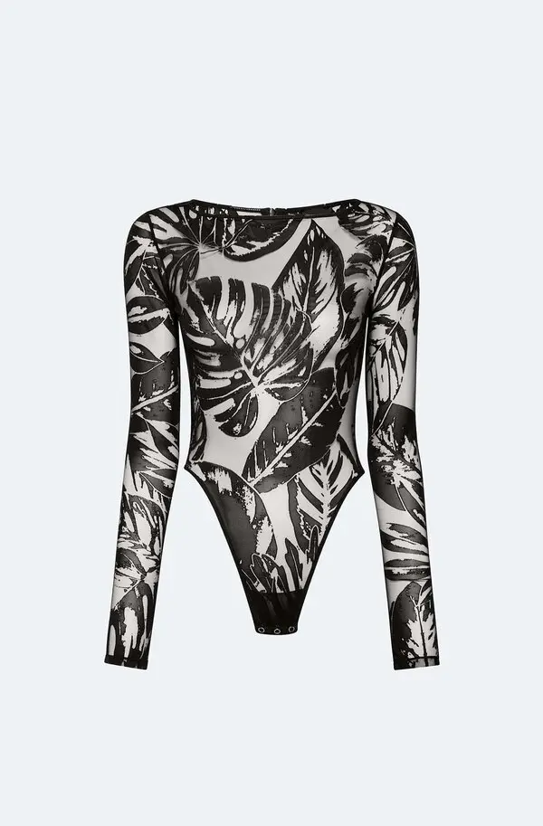 Lapointe Burnout Jersey Boatneck Bodysuit