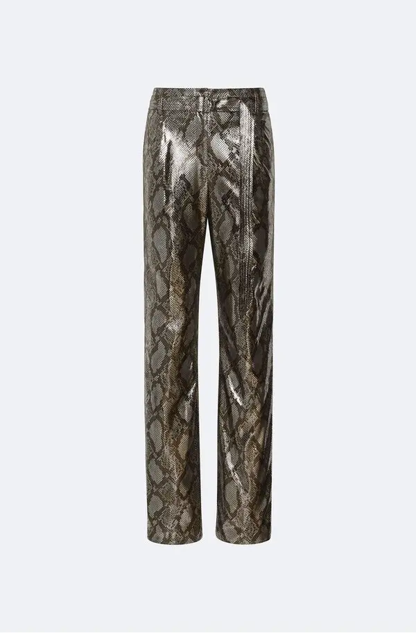Lapointe Metal Snake Belted Pant