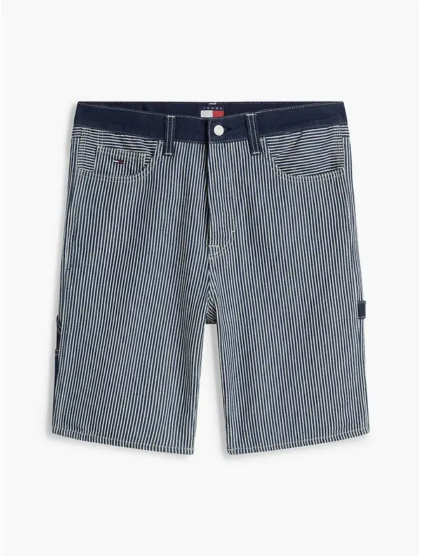 Tommy Hilfiger Striped Denim Utility Short