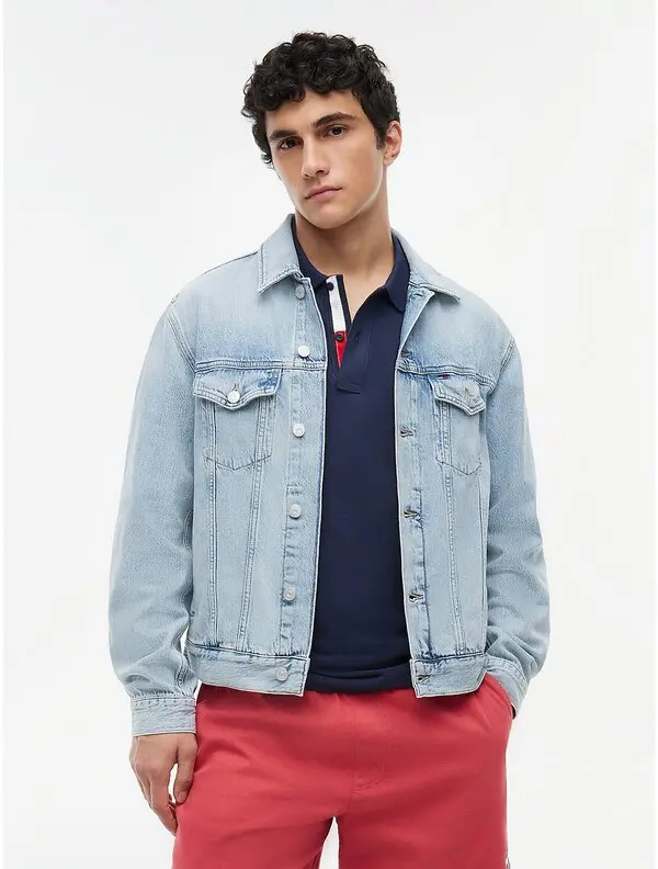 Tommy Hilfiger Flag Logo Denim Jacket
