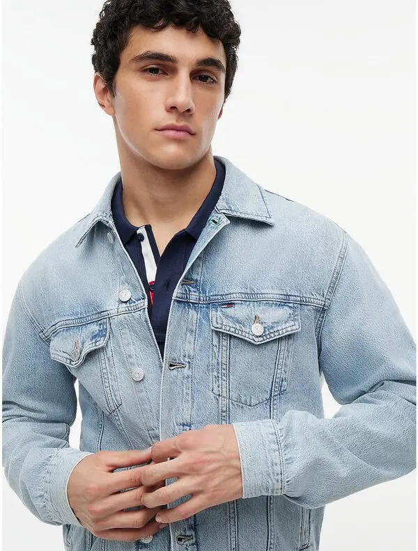 Tommy Hilfiger Flag Logo Denim Jacket