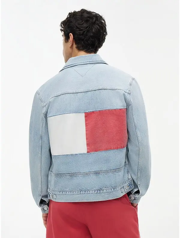 Tommy Hilfiger Flag Logo Denim Jacket