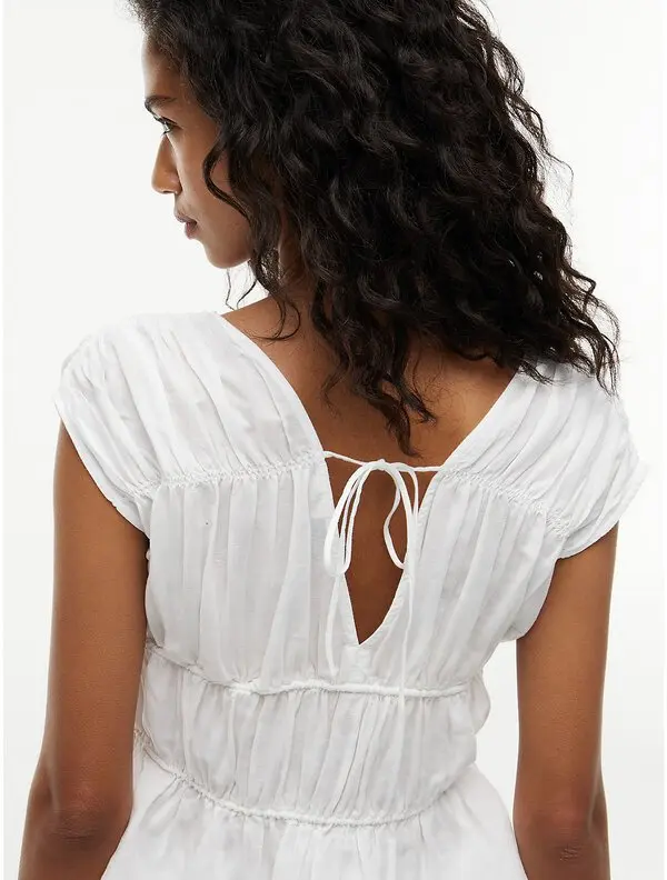 Tommy Hilfiger Sleeveless Smocked Top