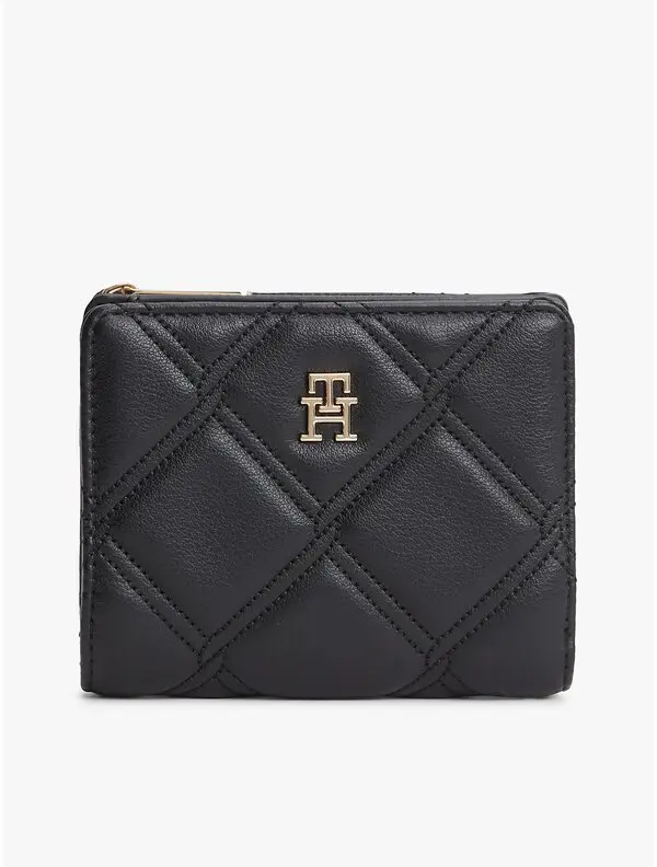 Tommy Hilfiger Quilted Bifold Wallet - Black