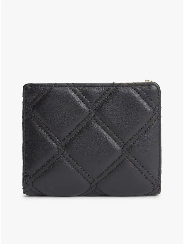 Tommy Hilfiger Quilted Bifold Wallet - Black