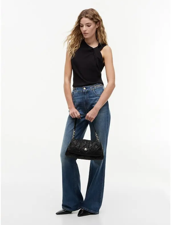 Tommy Hilfiger Quilted Flap Shoulder Bag