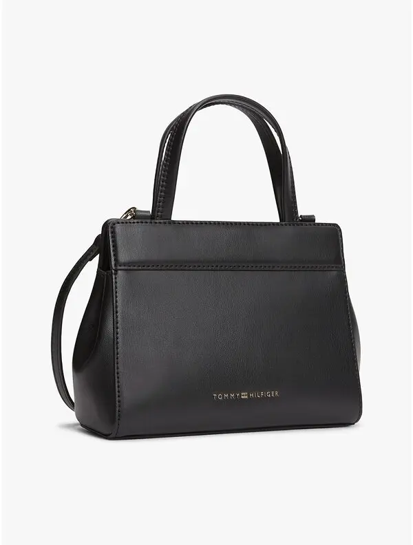 Tommy Hilfiger Monogram Turnlock Mini Satchel Bag
