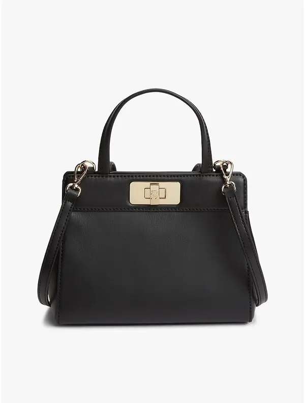 Tommy Hilfiger Monogram Turnlock Mini Satchel Bag