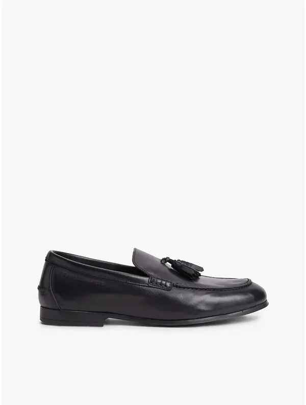 Tommy Hilfiger Flexible Leather Tassel Loafer