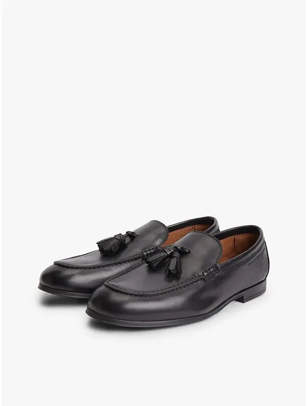 Tommy Hilfiger Flexible Leather Tassel Loafer