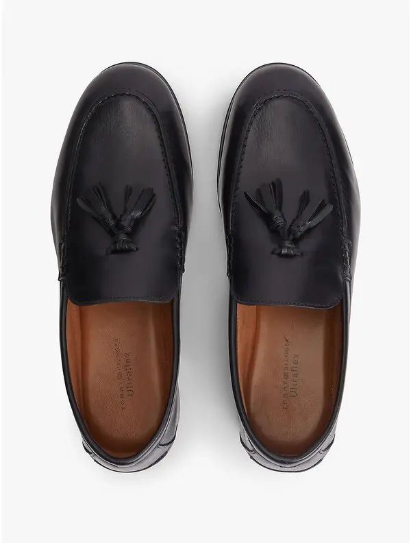 Tommy Hilfiger Flexible Leather Tassel Loafer