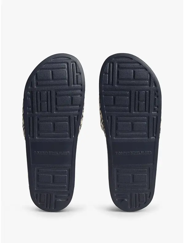 Tommy Hilfiger Jacquard Monogram Pool Slides