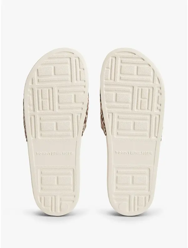 Tommy Hilfiger Jacquard Monogram Pool Slide