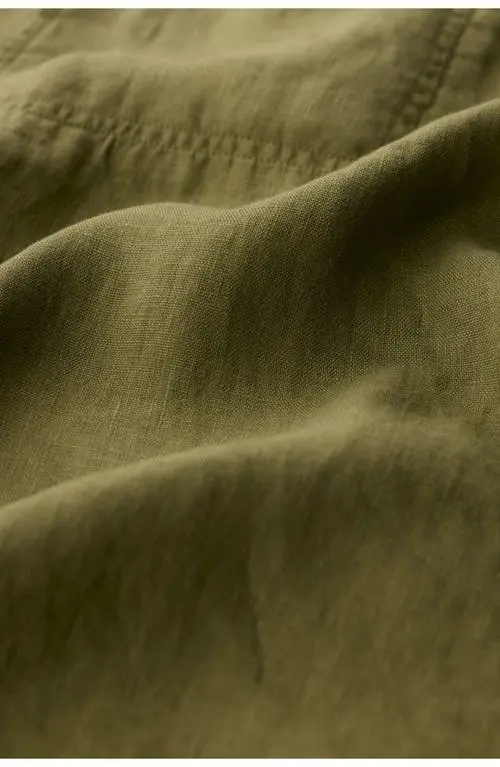 SEASALT CORNWALL Cresting Waves Sleeveless Linen A-line Dress