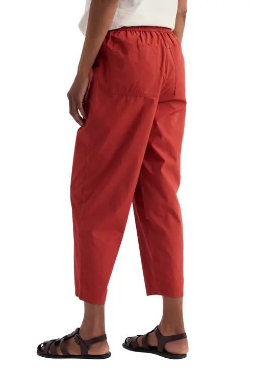SEASALT CORNWALL Sholl Drawstring Tapered Organic Cotton Twill Pants