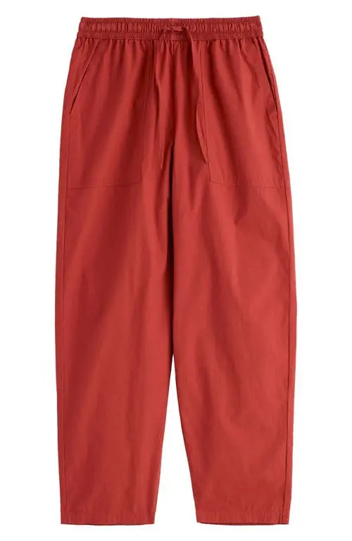 SEASALT CORNWALL Sholl Drawstring Tapered Organic Cotton Twill Pants